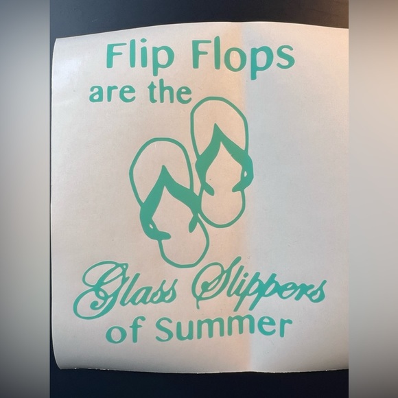 Hand Crafted | Wall Decor | Flip Flops Are The Glass Slippers Green ...